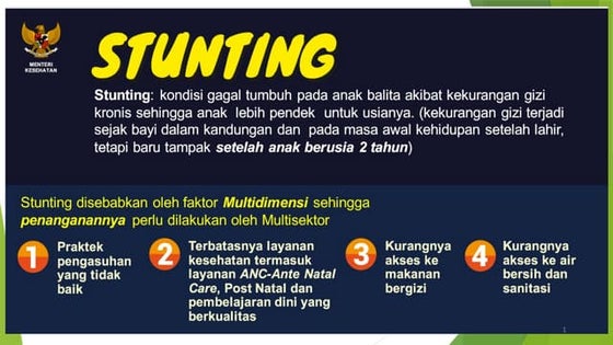 power point tentang stunting, dan pencegahan stunting | PDF