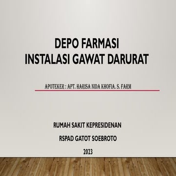 paparan depo igd new.pptxMYMGGMGMUMUMUMUM | PPTX