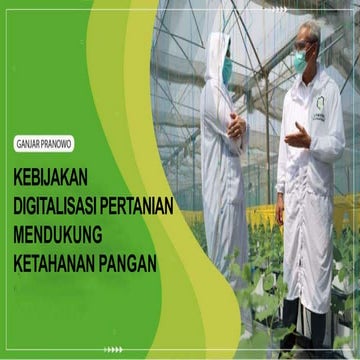 Paparan digitalisasi pertanian | PPTX