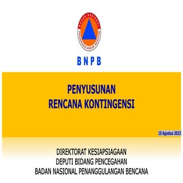 Paparan DIR KS Penyusunan Renkon Bencana Bidang Kesling 15 Agus 2023.pptx