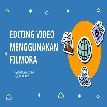 PAPARAN EDITING VIDEO untuk paparan webinar pgri kota | PPTX