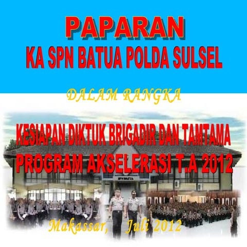 Paparan ka spn kesiapan diktuk 2012 | PPT