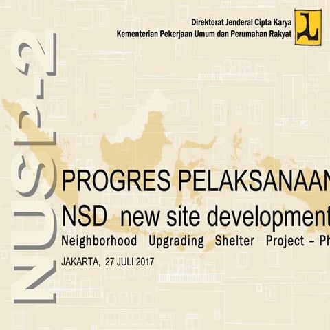 New Site Development (NSD) Program NUSP Phase 2 | PPT