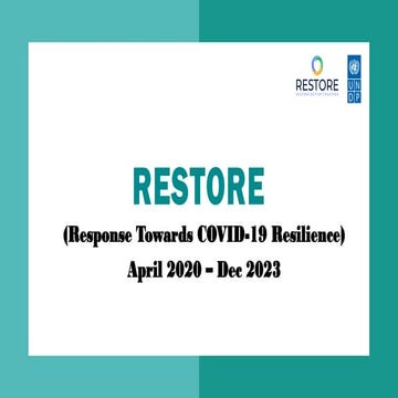 Paparan RESTORE Project UNDP - Green Recovery & Waste Solution.pdf