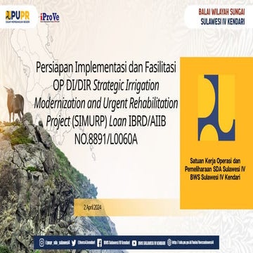 PAPARAN operasi dan pemeliharaan-persiapan ISA | PPT