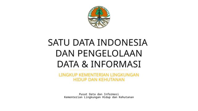 Perkembangan Penyelenggaraan Satu Data Indonesia Tingkat Daerah | PDF