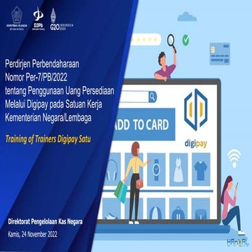 Materi Teknis Digipay Satu Dari Untuk Bahan Pembelajaran | PDF