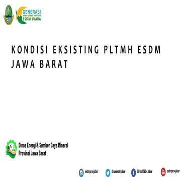 PAPARAN SUMMARY Hasil Survey PLTMH ESDM JABAR | PPT