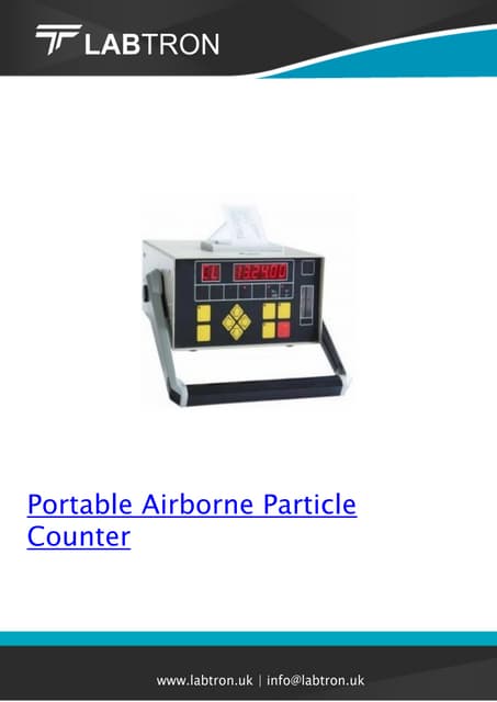 Handheld Airborne Particle Counter | PDF