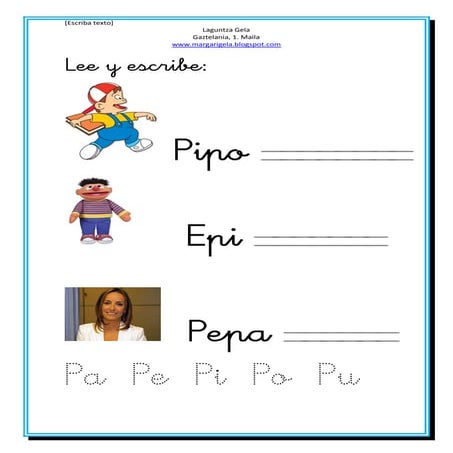Pa pe pi po pu | PDF