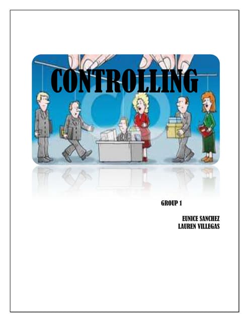 Controlling in nursing management | PPTX | Business | Business and Finance