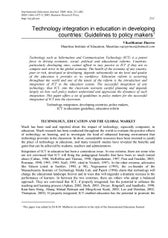 Maximizing the Impact: "The Pivotal Role of Technology in a 21st ...