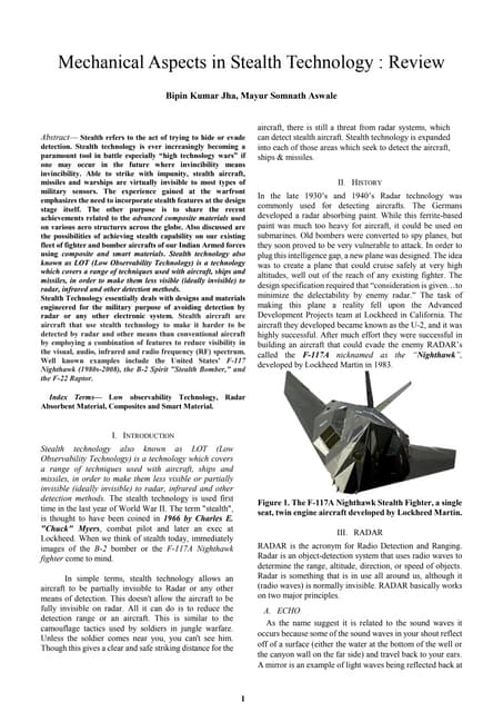 Anti stealth technology | PDF