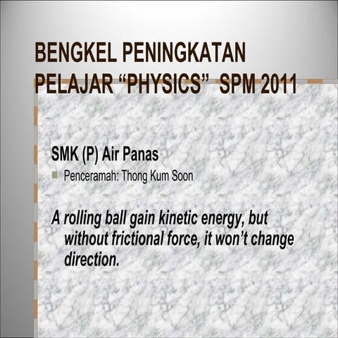 TIPS : Paper 3-part-1- Physics SPM | PPT