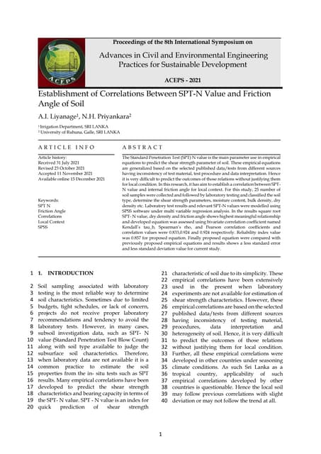 SPT CORRELATIONS.ppt | Physics | Science