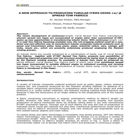 Paper - A new approach to producing tubular items using +a -B spread ...