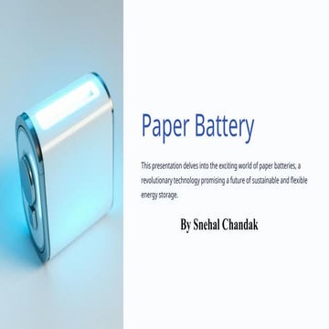 Paper-Battery power point presentation ppt.pptx