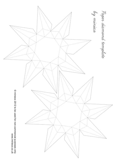 Paper diamond-template | PDF