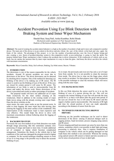 automatic Rain sensing windshield wiper ppt | PPTX