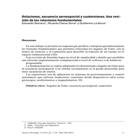 Ángulos De Euler | PDF