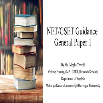 NET / GSET Guidance - General paper 1.pptx