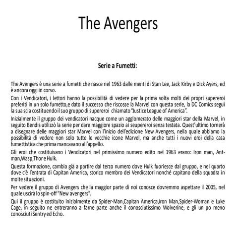 Paper 1 the avengers | PDF