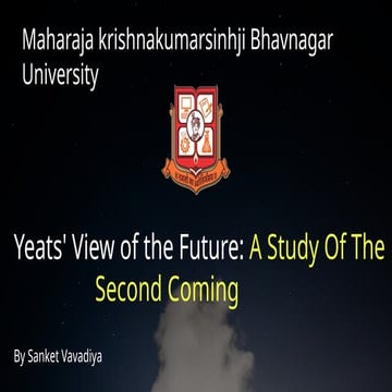 The Second Coming By W.B. Yeats .pptx