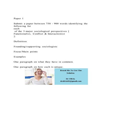 Paper 1Submit a paper between 750 - 900 words identifying th | DOCX