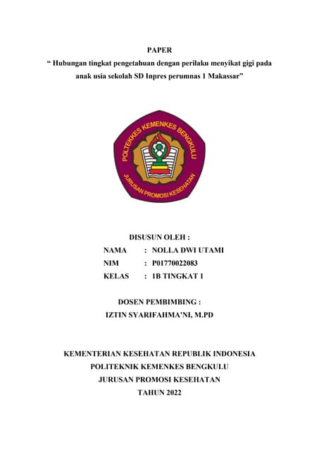 Proposal rencana studi | PDF