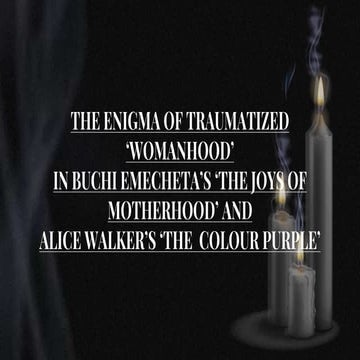 Womenhood in Buchi Emecheta's The Joys of Motherhood and Alice walker's ...