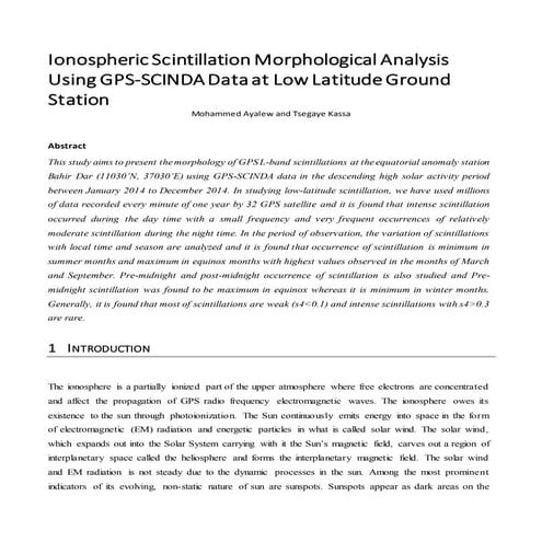 ionospheric scintillation | DOCX