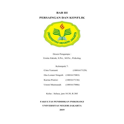 Paper 3 - Tugas Psikologi UNJ - Pengaruh Sosial | DOCX