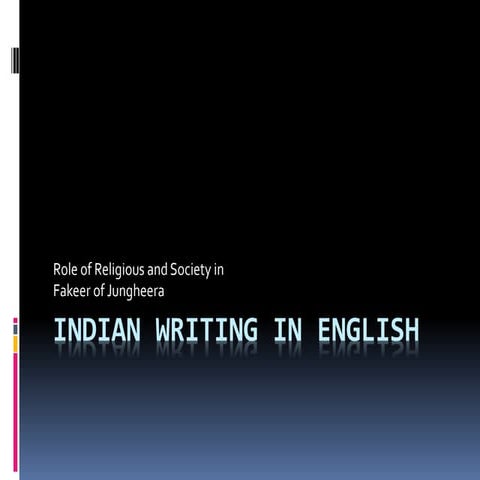 Paper 4 indian writing in english | PPTX | Hinduism | Religion ...