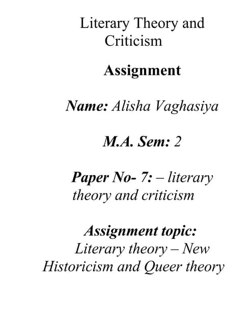 Historical criticism | PPTX