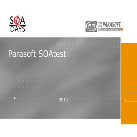 Parasoft SOAtest | PPT