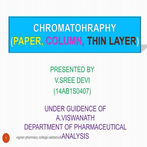 Paper chromatography | PPTX