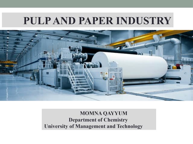 Pulp and Paper | PPT