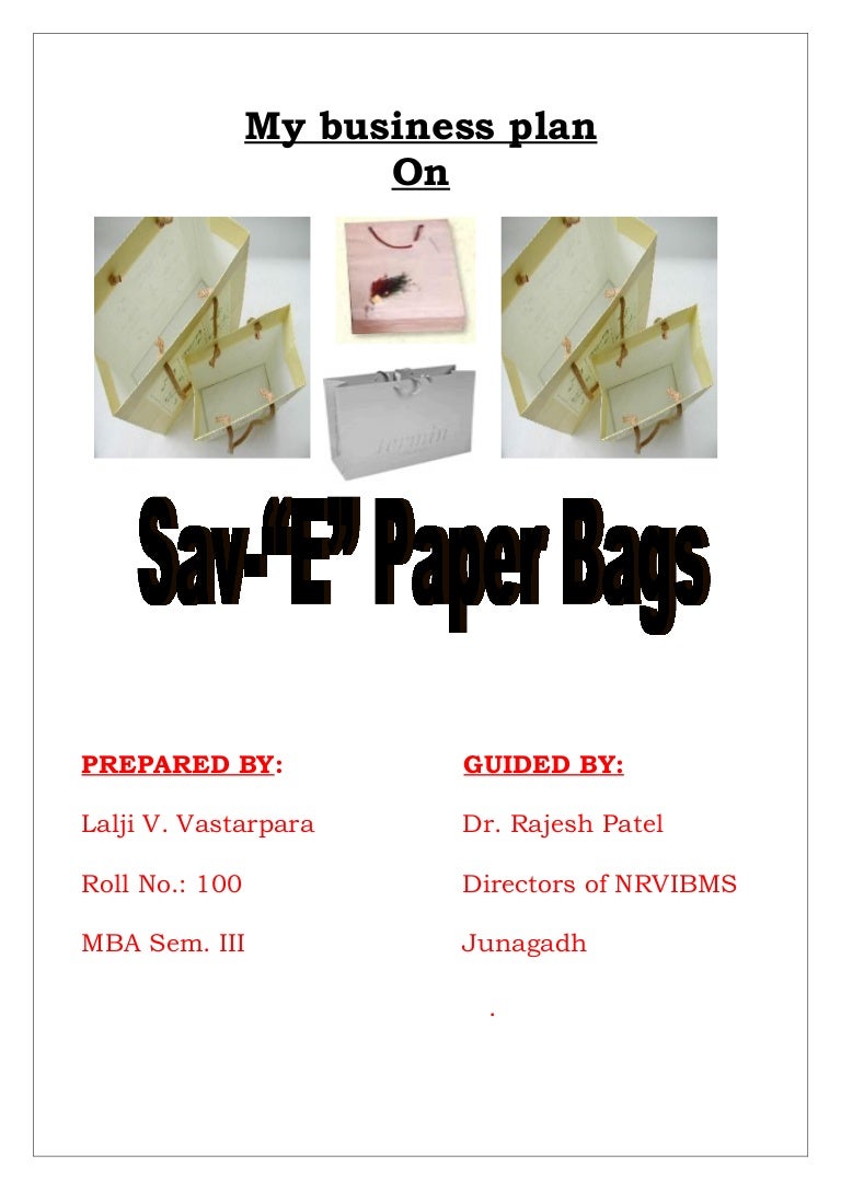 Paper Bag Business Proposal Eco Friendly paper-bag-business-proposal-eco-friendly