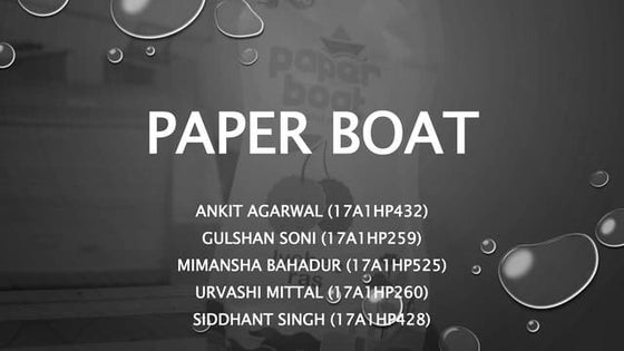 Presentation on Paper Boat | PPTX | Marketing and Advertising | Business