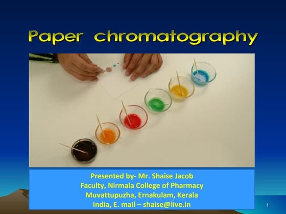 Paper chromatography | PPTX