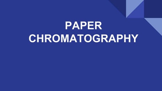 paper chromatography project class 12 | PDF | Chemistry | Science