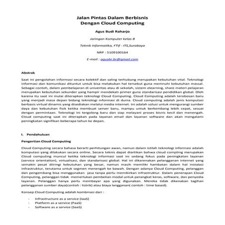 Paper cloud computing br | PDF