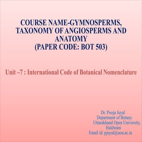 INTERNATIONAL CODE OF ZOOLOGICAL NOMENCLATURE | PDF
