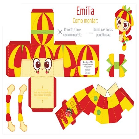 Papercraft Emília | PPT