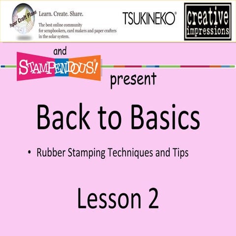 Back to Basics Lesson 2 | PPT