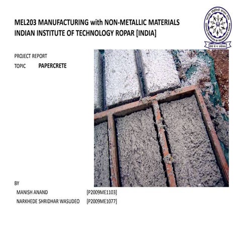 Papercrete | PDF
