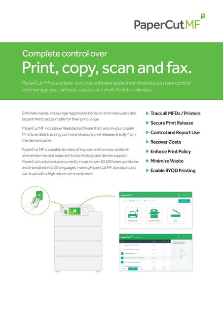 Cirrato Print Management System Presentation | PDF