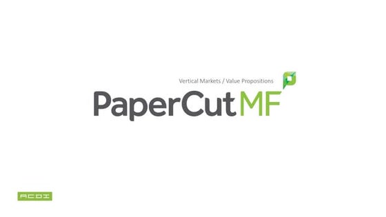 PaperCut 20.1 | PPT