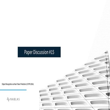 社内勉強会資料_Object Recognition as Next Token Prediction | PDF