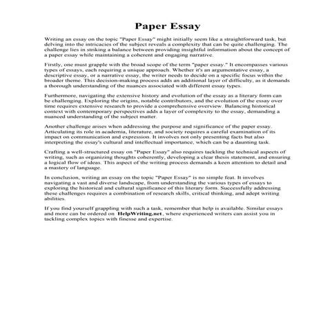 Paper Essay. Sample College Apa Format Paper / Apa Citation Generator ...